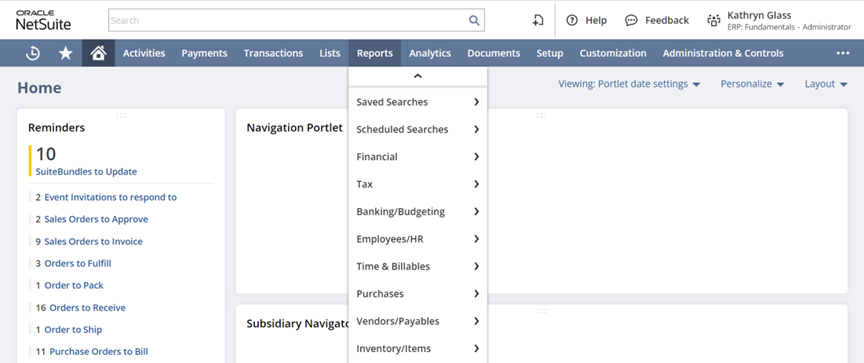 NetSuite Reporting Tools: Reports, Saved Searches & SuiteAnalytics Explained