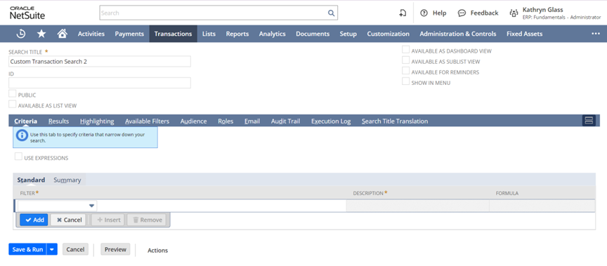 NetSuite Reporting Tools: Reports, Saved Searches & SuiteAnalytics ...
